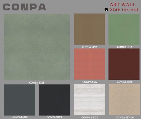 Catalogue Và Textures Map Sơn Cát, Sơn Đá Conpa Artwall Mới