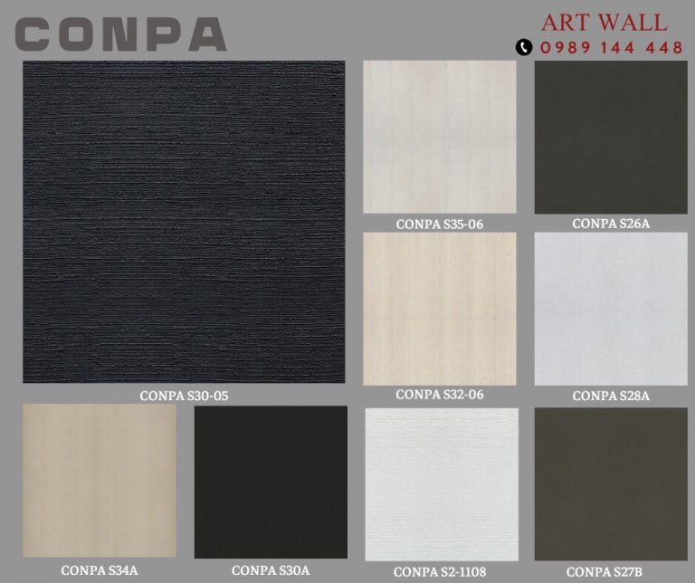 Catalogue Và Textures Map Sơn Cát, Sơn Đá Conpa Artwall Mới