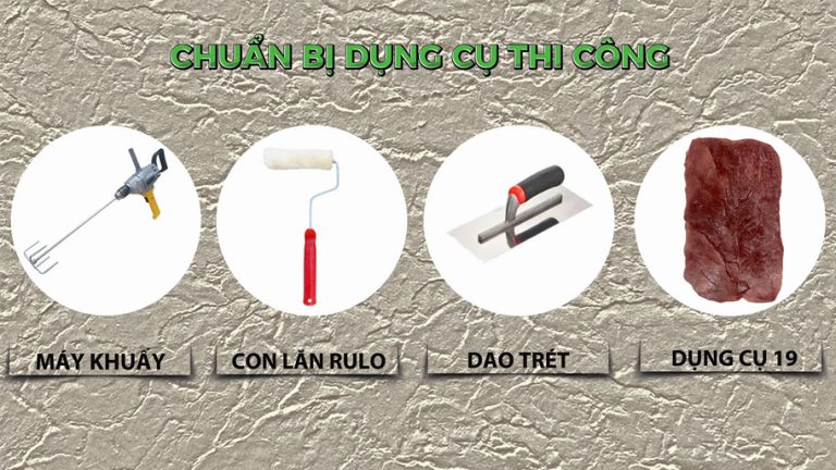 Quy trình thi công sơn earth color đúng kỹ thuật